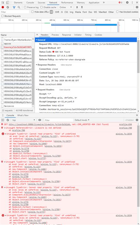 Livewire Is Not Defined After Install Issue 236 Laravel Jetstream