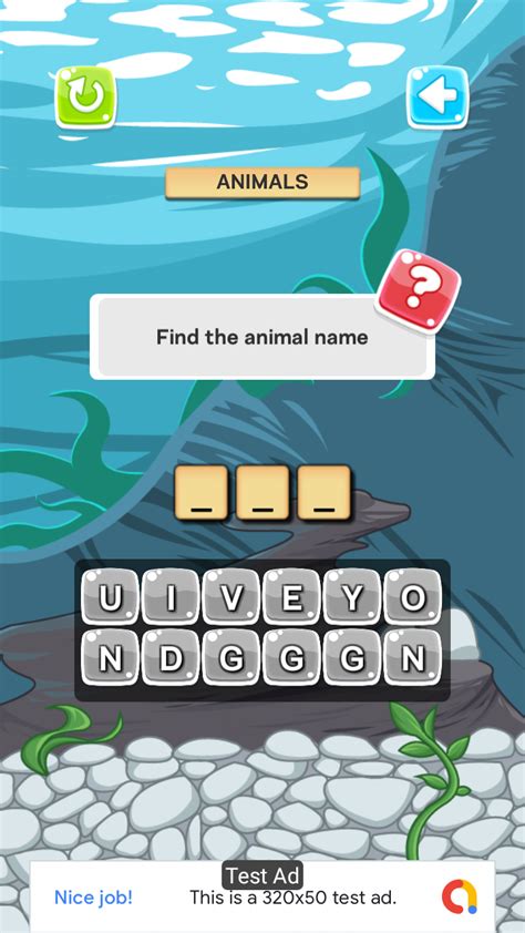 word quiz game unity admob android ios source code sellanycode