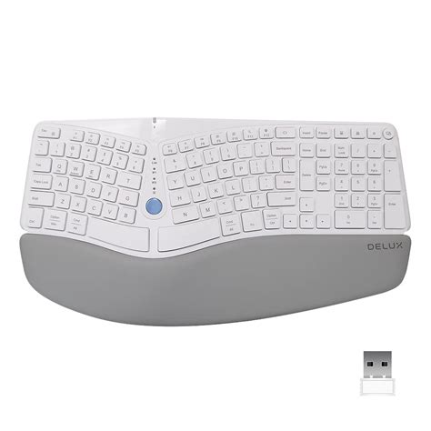 White Ergonomic Keyboard Goldtouch Go 2 Mobile Keyboard And Laptop