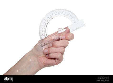 Found My Protractor Stock Photo Alamy