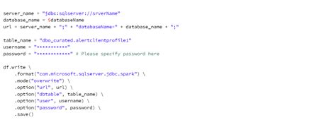 Javasqlsqlexception No Suitable Driver · Issue 177 · Microsoftsql Spark Connector · Github