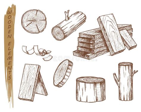 Tree Log Drawing