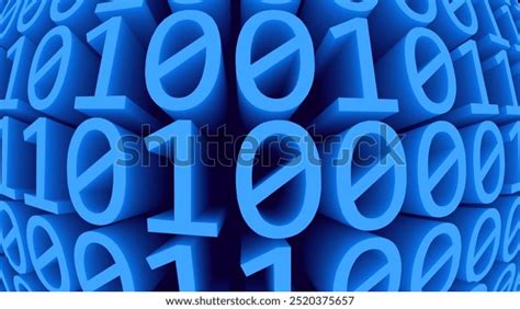 Digital Binary Numbers 0 1 Code Stock Vector Royalty Free 2520375657 Shutterstock