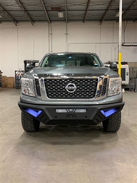 2016 2019 Nissan Titan Xd Spartan Front Bumper Texture Black