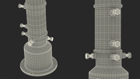 Fire Protection Underground Indicator Post 3d Model 29 3ds Blend C4d Fbx Max Ma Lxo