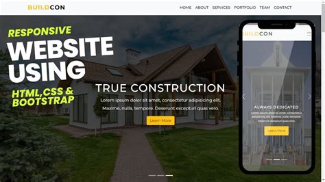 Build A Responsive Website Using Html Css And Bootstrap 5 In Urdu Hindi Codewithinshal Youtube