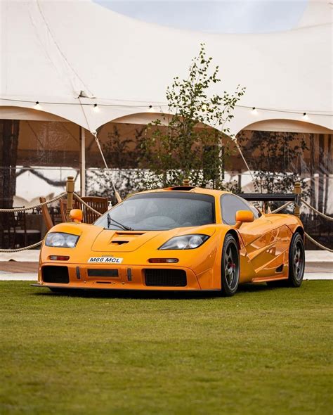 1996 Mclaren F1 Gtr 14r In Orange Sports Car