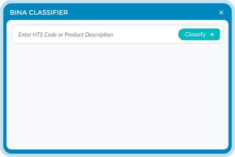 Bina Classifier Ai Powered Hts Tool For Importers Smart Import And