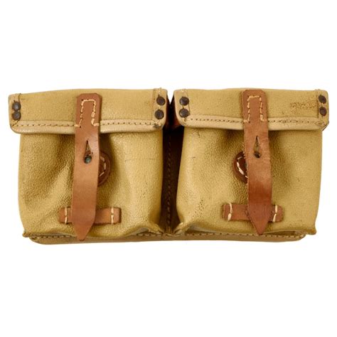 Original Rare German Wwii G43 K43 Type 11a Pebbled Rubberized Webbing
