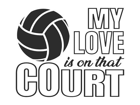 Premium Vector Volleyball Typography Design Volleyball Lettering Design Volleyball Passion