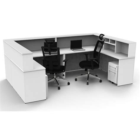 U Shaped Reception Desk Foter