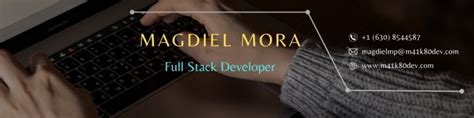 Jose Magdiel Mora Perez Founder Of M41k80dev Computer Systems