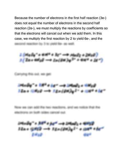 SOLUTION REDOX REACTION STEP BY STEP GUIDE Studypool