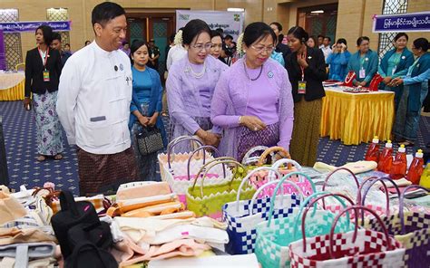 Sac Chair Pms Wife Daw Kyu Kyu Hla Attends 2024 Intl Womens Day Global New Light Of Myanmar