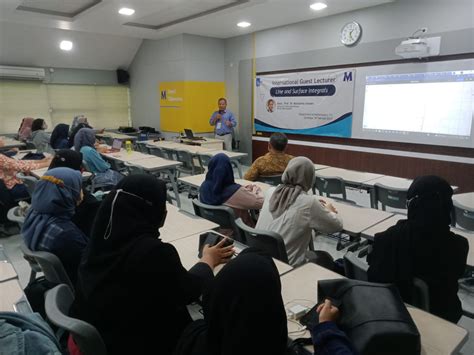 International Guest Lecture Line And Surface Integrals Departemen