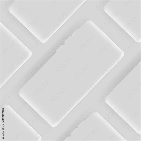 현실적인 스마트폰 벡터 배경 Stock Vector Adobe Stock