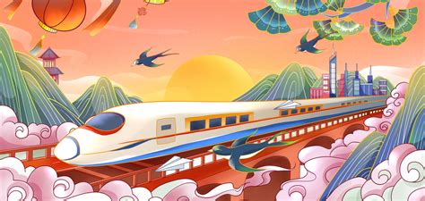 天空高铁背景图片 天空高铁背景素材图片 千库网