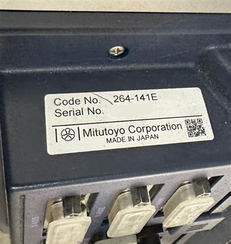 Mitutoyo Pj A3000 Profile Projector 118 W 264 141e Data Processing