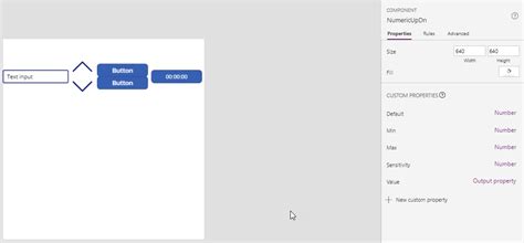Powerapps Numeric Updown Control With Persisted Button Press Event Using Components