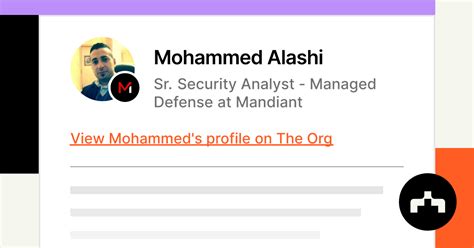 Mohammed Alashi Sr Security Analyst Managed Defense At Mandiant