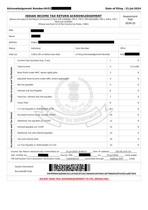 Get Ca Certified Computation Of Income And Itr For Loan Visa Insurance