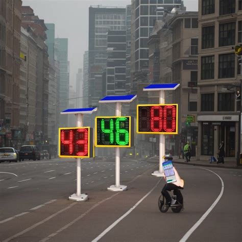 Dual Digit Speed Feedback Sign With Led Display Led Speed Feedback Sign And Solar Radar Speed