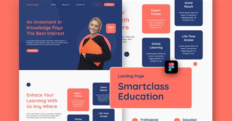 Smartclass Course Education Landing Page Figma Ux And Ui Kits