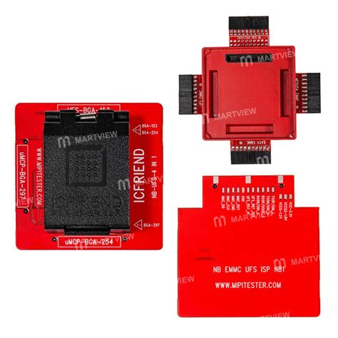 Ic Friend Nb Ufs 4 In 1 Adapter Support Ufs Bga 153 Umcp Bga 254 Umcp Bga 297 Martview