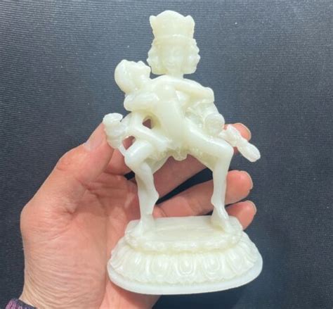5 8 Resin Tibet Tantra Buddhism Temple Hevajra Yab Yum Happy Sex Buddha Statue Ebay