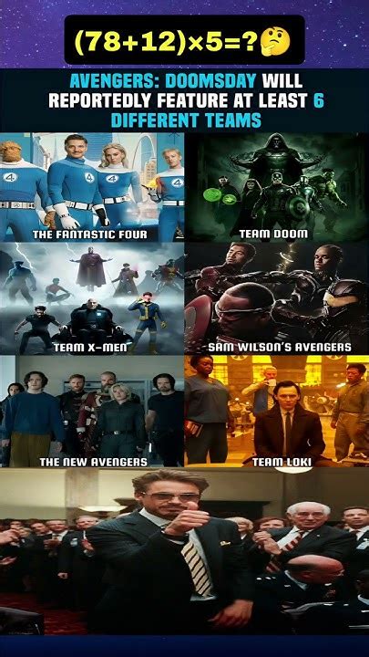 Six Different Teams In Doomsday Movie 💥😍 Loki Xmen Fantasticfour