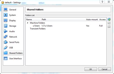 Virtualbox Unable To Start Any Container When Volumes Are Enabled Docker Toolbox Stack Overflow
