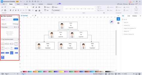 Edrawmax Guide Create An Org Chart From Scratch