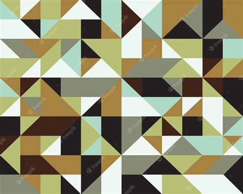 Premium Vector Abstract Geometric Mosaic Tile Pattern Background