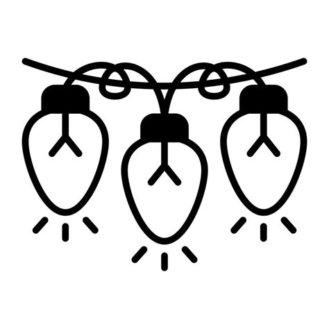 Decoration Lights Vector Icon Design String Lights Editable Style 19517803 Vector Art At Vecteezy