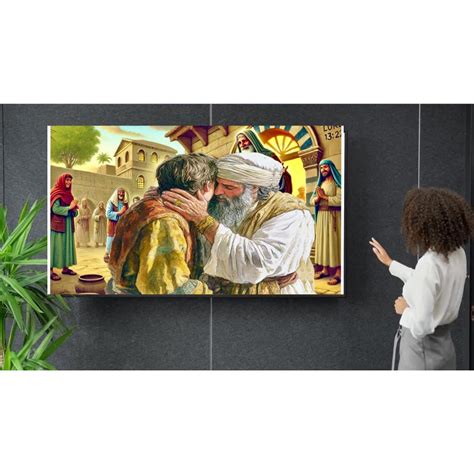 Christian Art The Return Of The Prodigal Son Bible Verse To Print