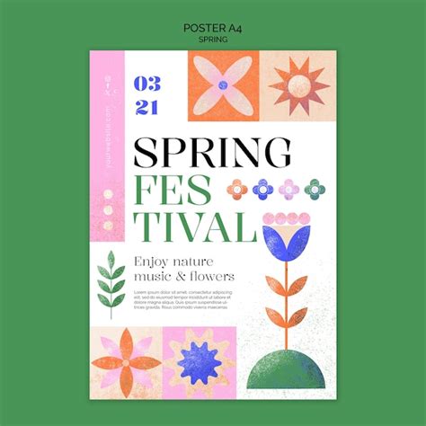 Free PSD Spring Template Design Free PSD Spring Template Design