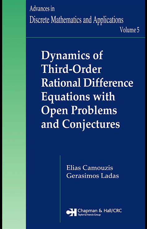 Pdf Dynamics Of Third Order Rational Difference Equations With Open Problems And Conjectures