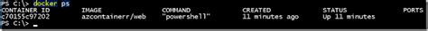 Creating Container Volumes In Windows
