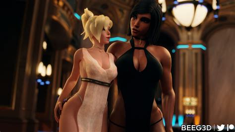 Rule 34 2girls 3d Beeg3d Big Breasts Black Hair Blizzard