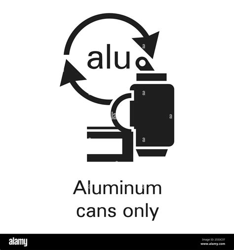 Aluminium Cans Only Icon Simple Illustration Of Aluminium Cans Only