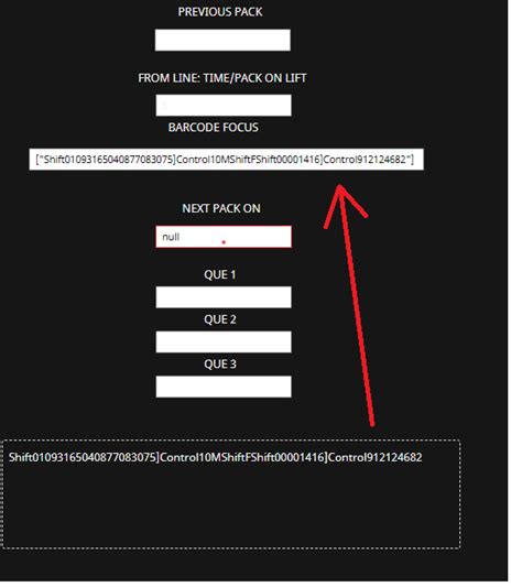 Filter The Barcode Scanner Input Data And Bind The Newest Barcode To A Component Ignition