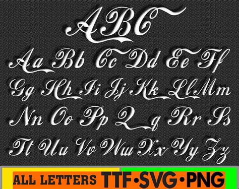Cursive Font Svg Cursive Letters Svg Cursive Alphabet Svg Etsy My Xxx