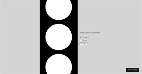 Traffic Light Exercise Forked Codesandbox