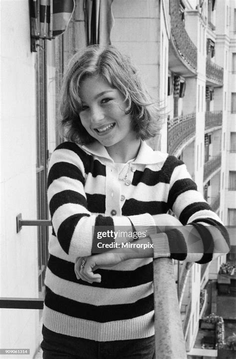 Thirteen Year Old Actress Tatum Oneal Pictured At The Dorchester
