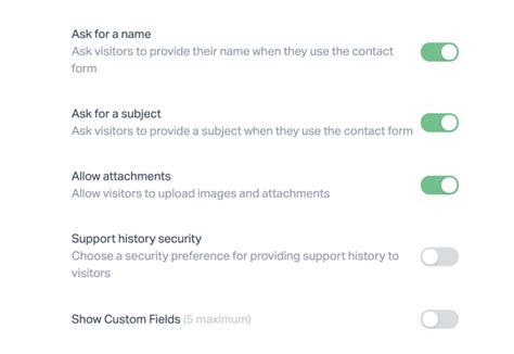 Manage Beacon Contact Settings Help Scout Support