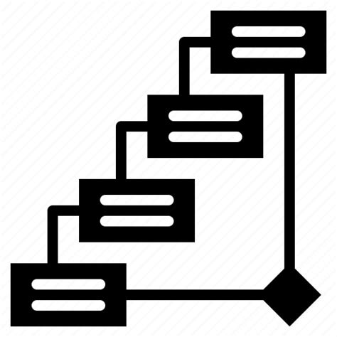 System Diagram Process Management Strategy Business Workflow Icon Icon Download On