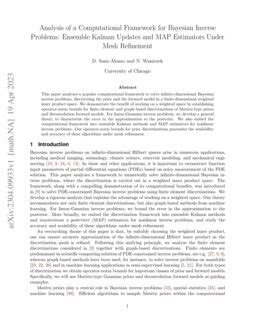 Analysis Of A Computational Framework For Bayesian Inverse Problems