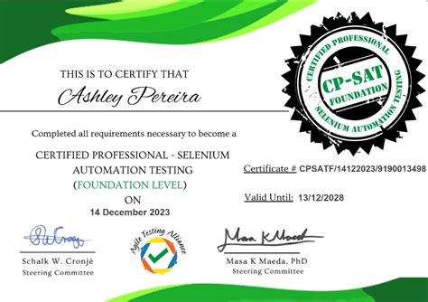 Agile Testing Alliance On Linkedin Cpsat Foundation Cpsat