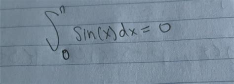 Solved πsin x dx Chegg com