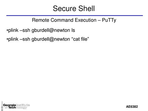 Ppt Secure Shell Powerpoint Presentation Free Download Id 5185250